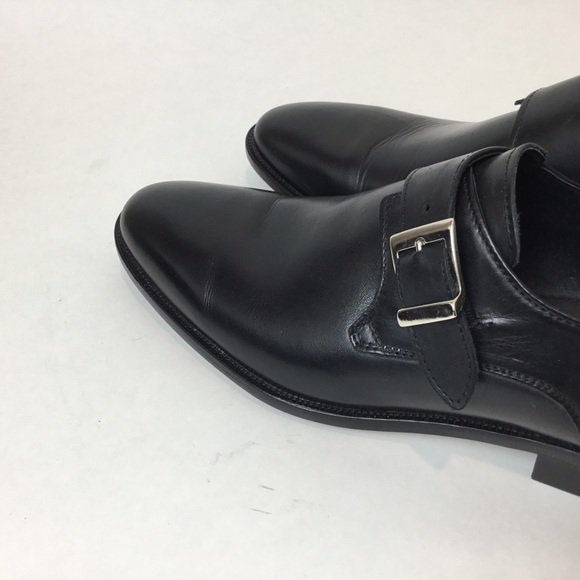 Harry & Rosen | Shoes | Mens Black Dress Shoes 4 Monk Strap Like New ...